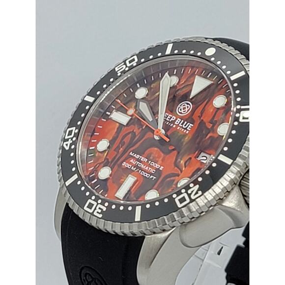 Deep Blue | Accessories | Deep Blue Orange Abalone Master K Automatic ...